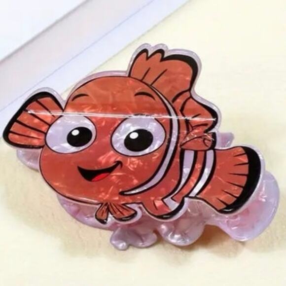 Disney | Accessories | Nemo Hair Claw Clip New Disney Pixar Finding ...